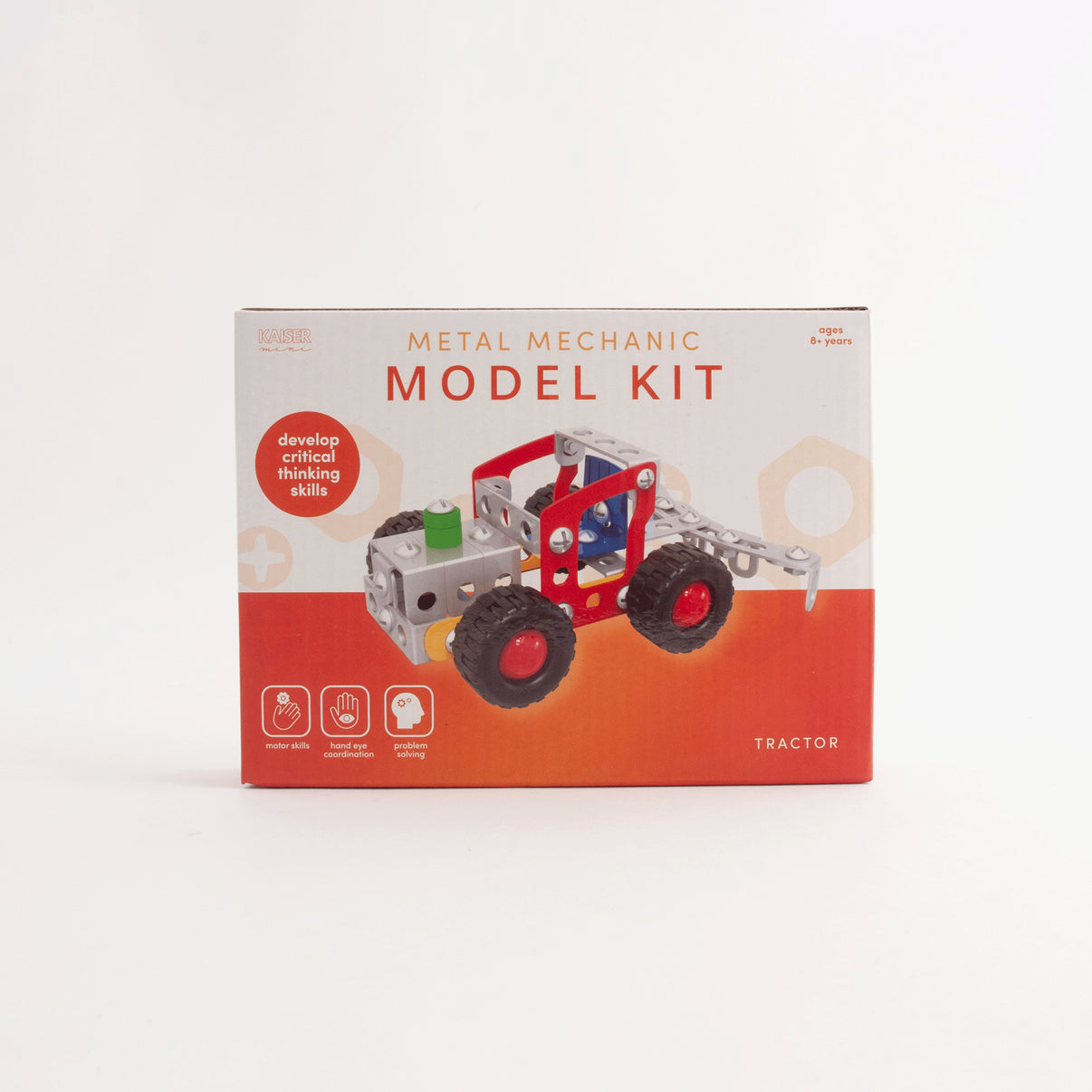 Kaiser Toy Box - Kids Metal Mech Model Medium - TRACTOR – Kaisercraft
